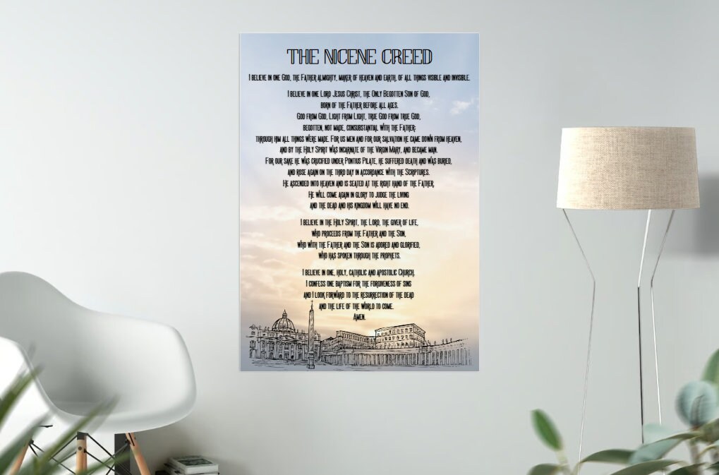 The Nicene Creed (version 2) - Etsy