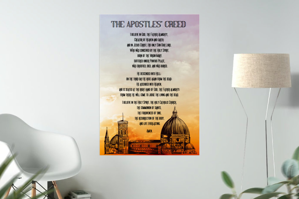 The Apostles' Creed (version 3) - Etsy