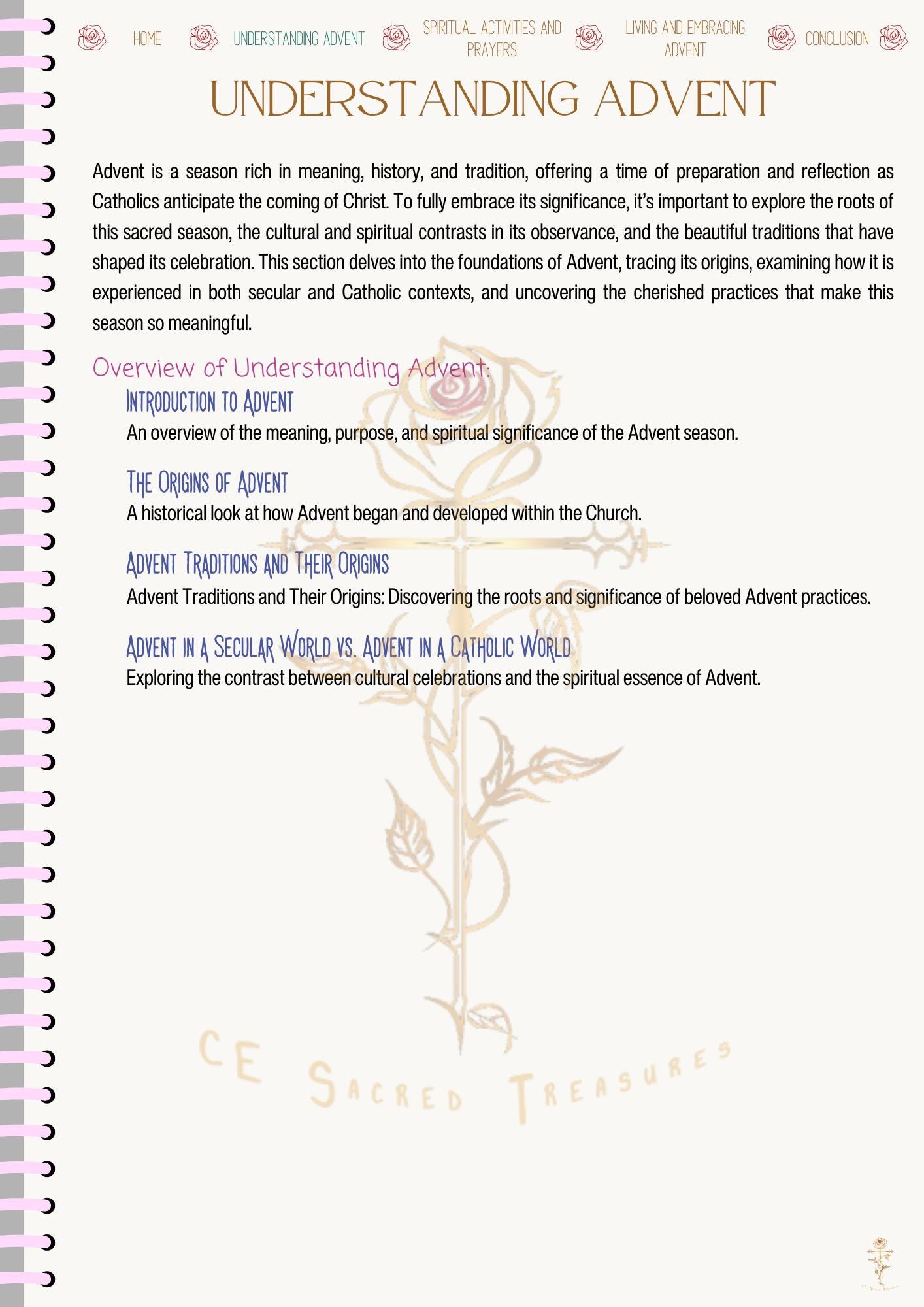 Advent: A Journey to the Heart of Christmas – 95-page Digital Book for ...