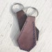 Handcrafted Hexagon Leather Keychain - Etsy