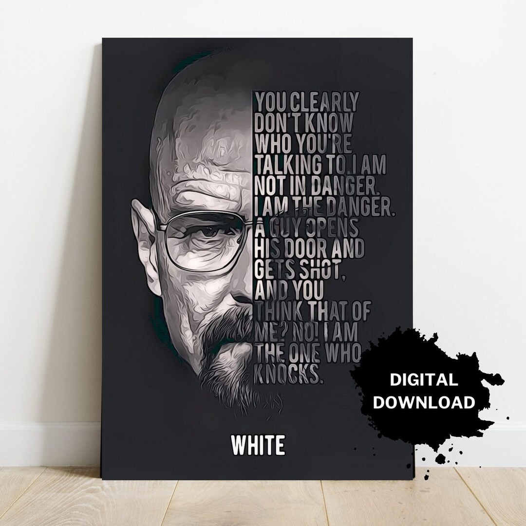 Breaking Bad Poster, Breaking Bad Wall Art, TV Show Wall Art, TV Series ...