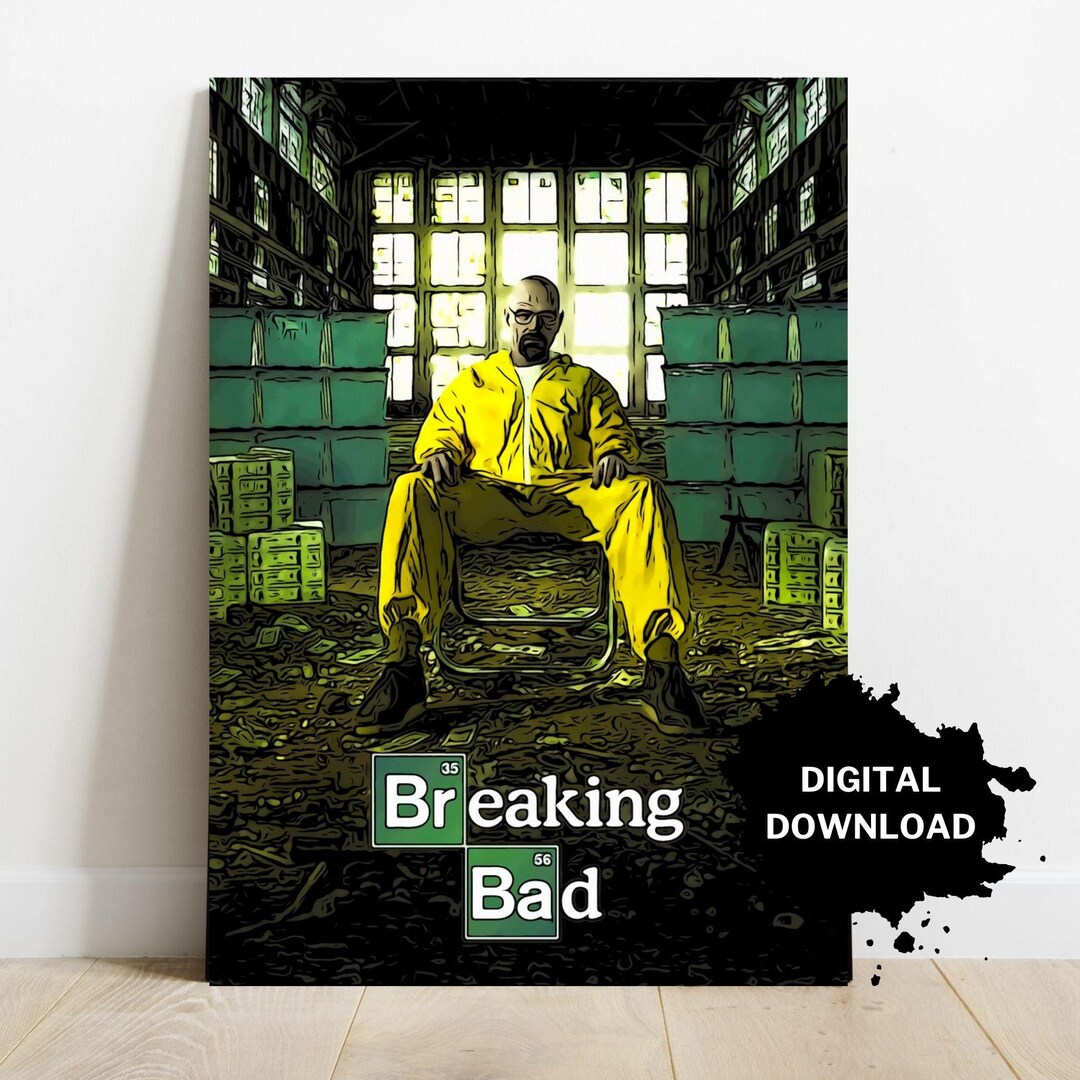 Breaking Bad Poster, Breaking Bad Wall Art, TV Show Print, TV Series ...