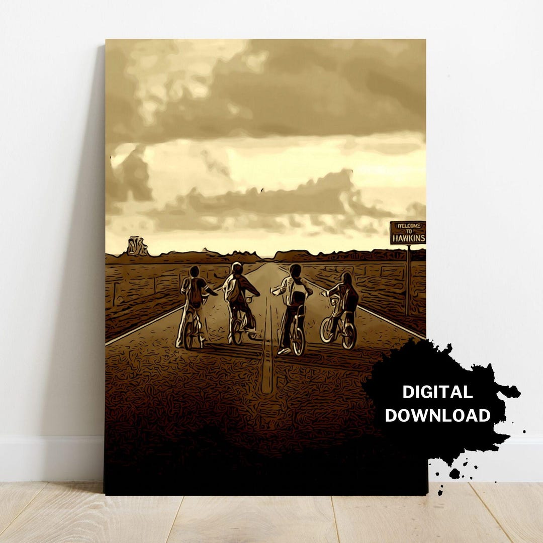 Stranger Things Poster, Stranger Things Wall Art, TV Show Poster ...