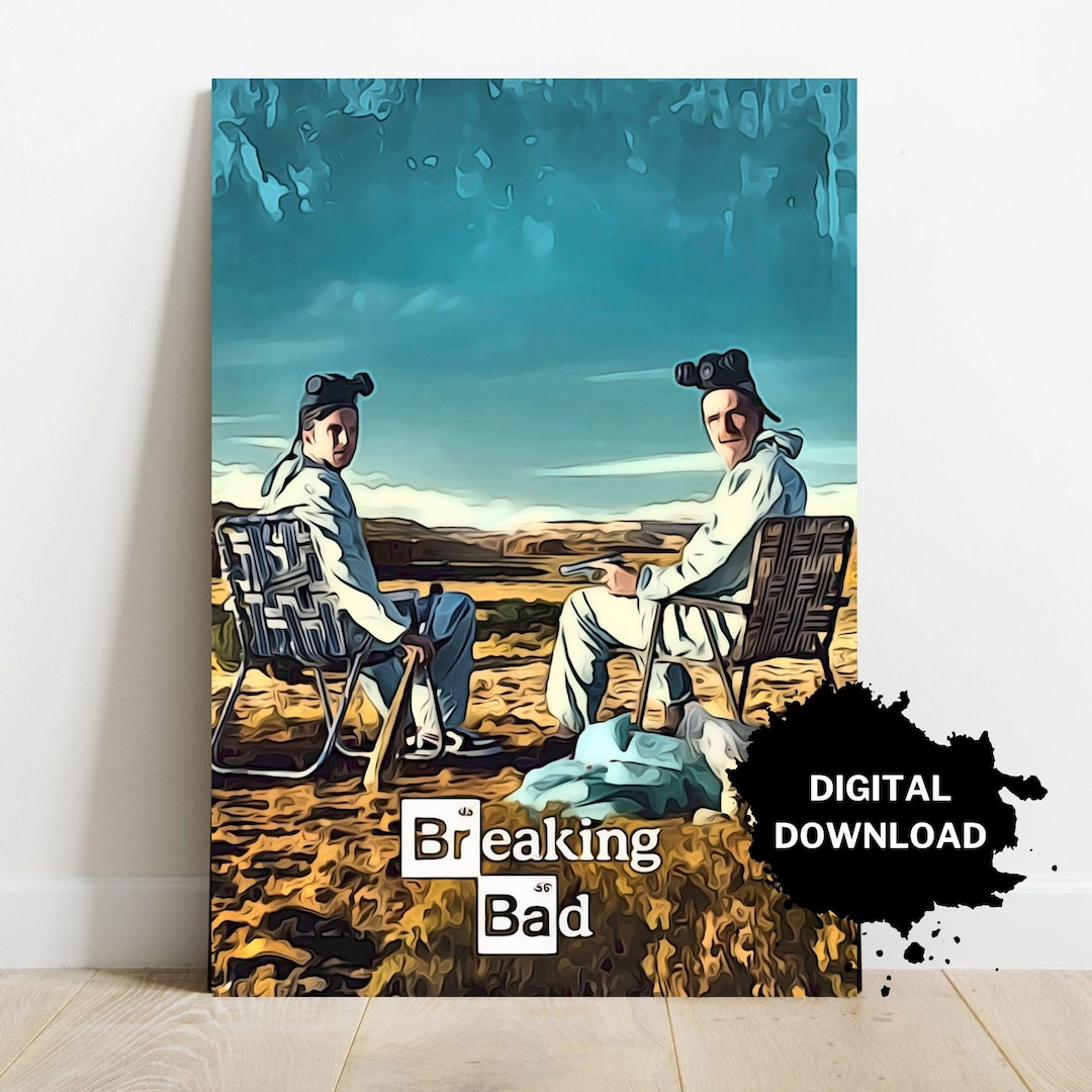 Breaking Bad Poster, Breaking Bad Wall Art, TV Show, TV Series Print ...