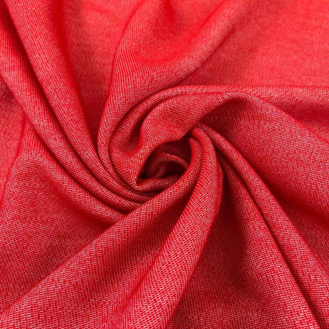 Wool Cotton Stripe Fabric | Red White Striped Wool Blend Textile ...