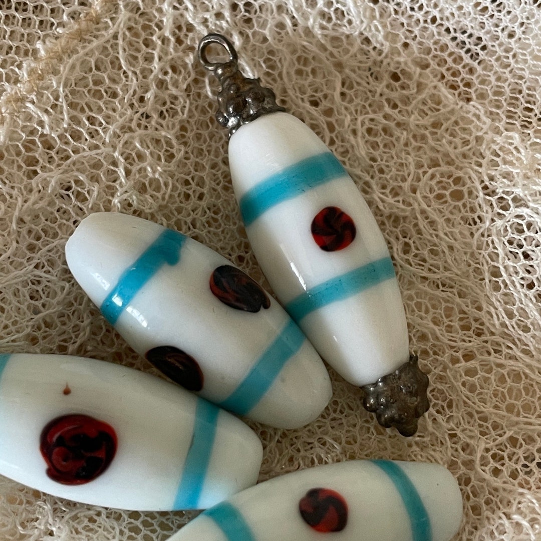 Hand Soldered Vintage Bead Charms - Dangle, Terminal, Drop - Made in ...