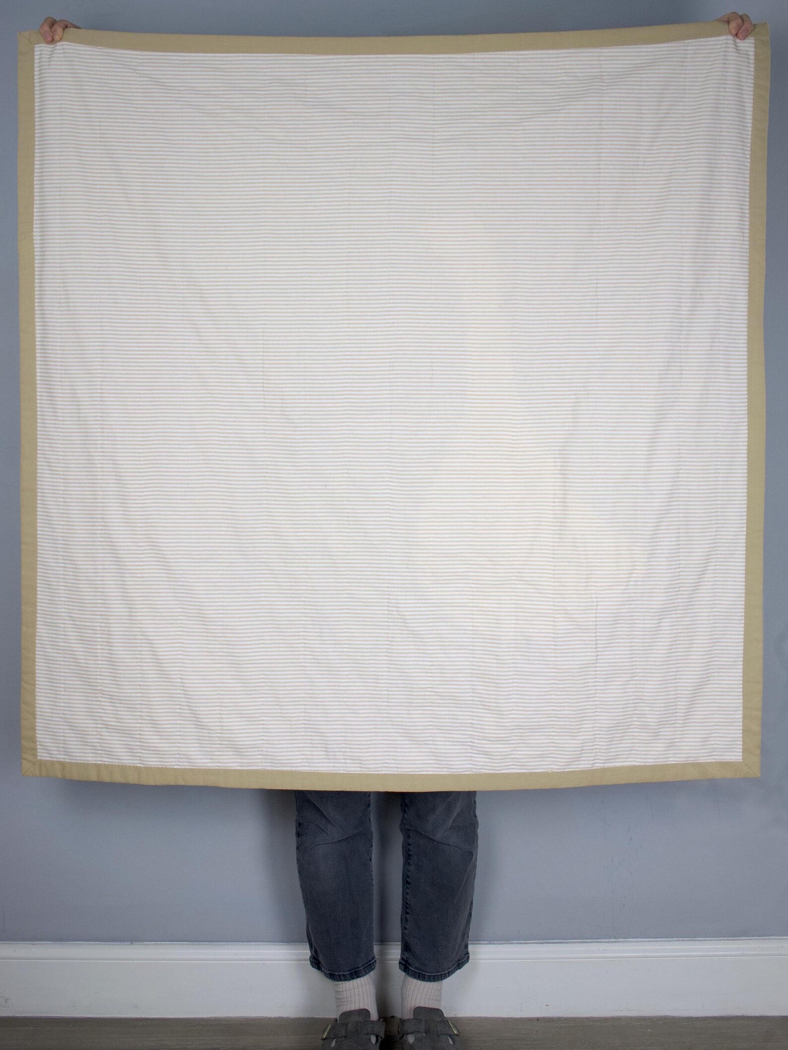 Modern Handmade Duck Goose Throw Quilt, Blanket or Wall Hanging With ...