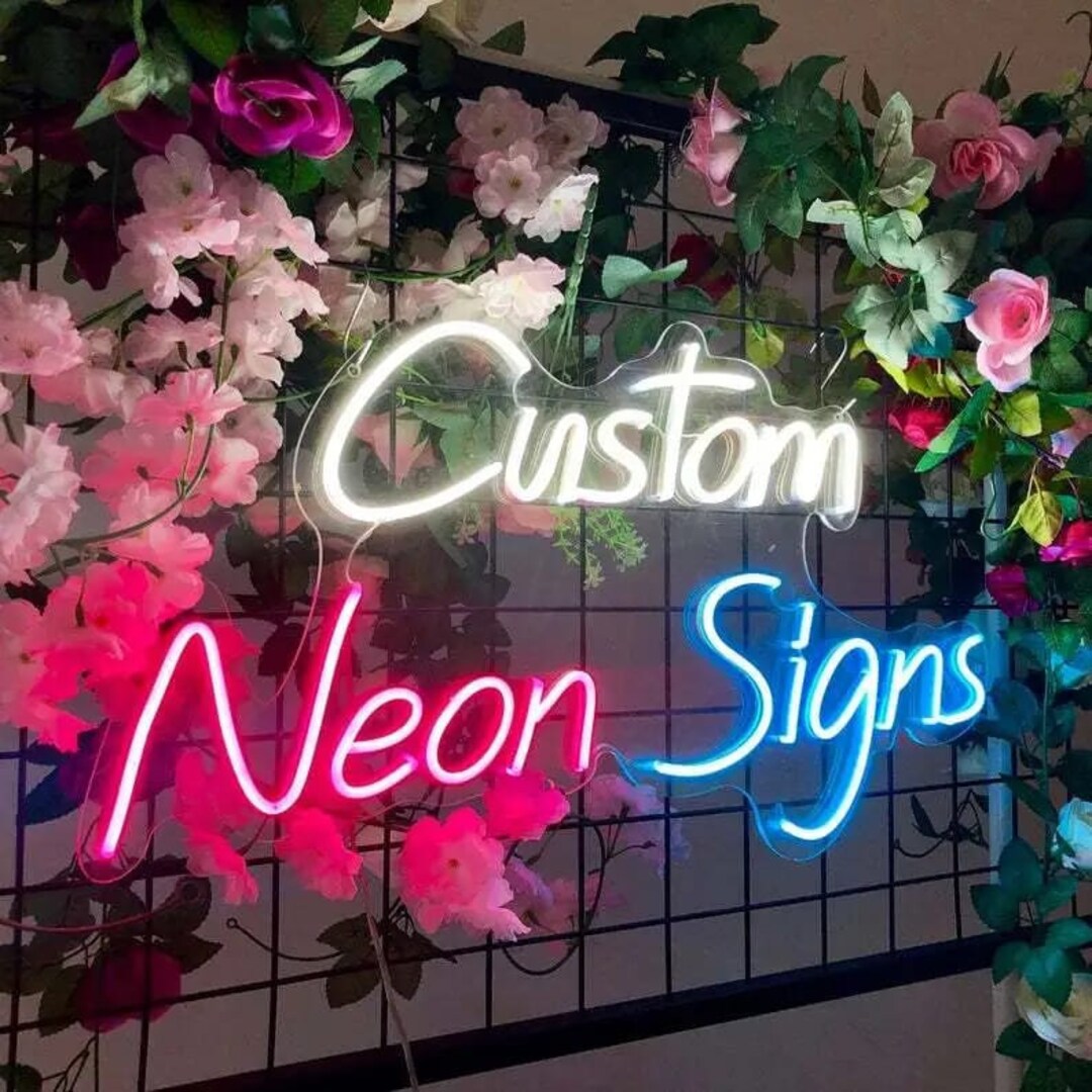 LED Neon Night Light Custom Signs for Wedding, Bride Room Wall Decor ...