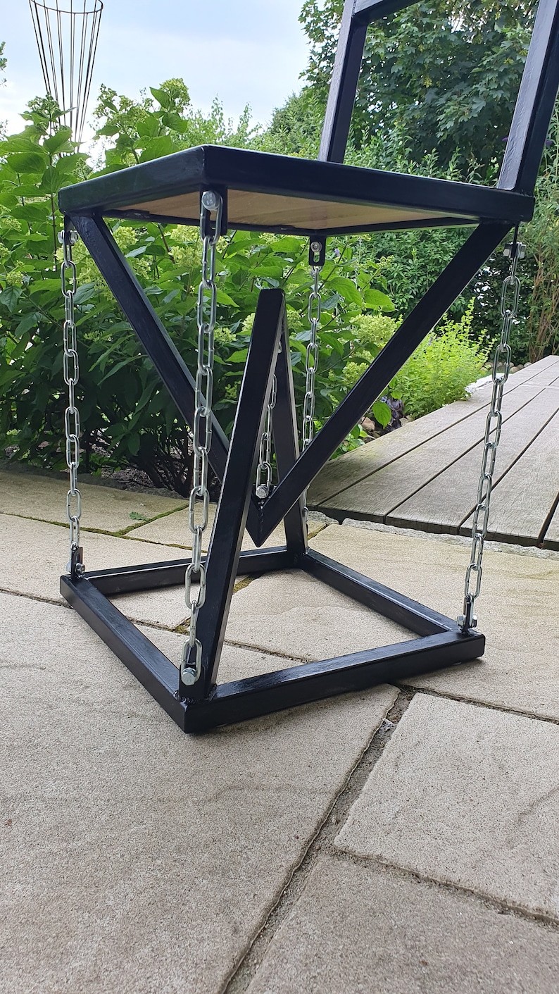 Floating Chain Chair Oak - Etsy