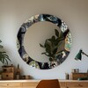 Colorful Abstract Entryway Mirror Decor, Multicolor Bathroom Mirror ...