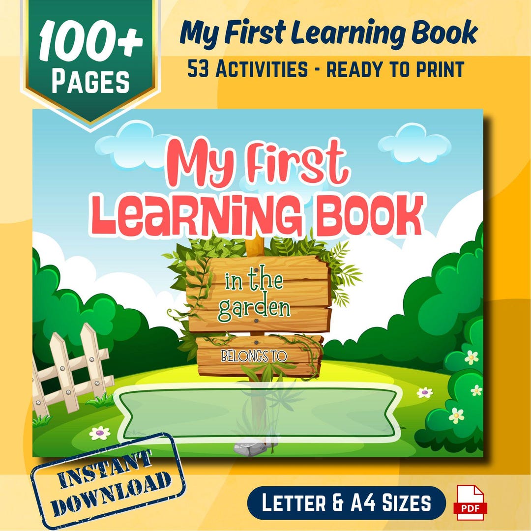 Busy Book Printable / Kids Quiet Book / Printable Toddler and ...