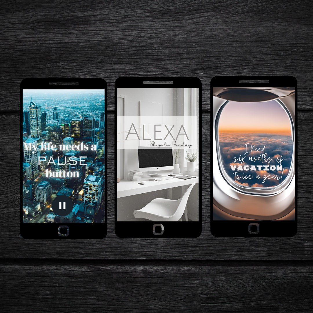 Life Set 2- Phone Wallpaper Bundle of 3 - Etsy