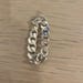 Handmade Sterling Silver Curb Chain Ring - Etsy