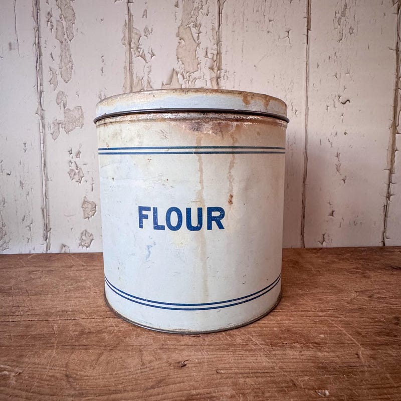 Flour Tin - Etsy