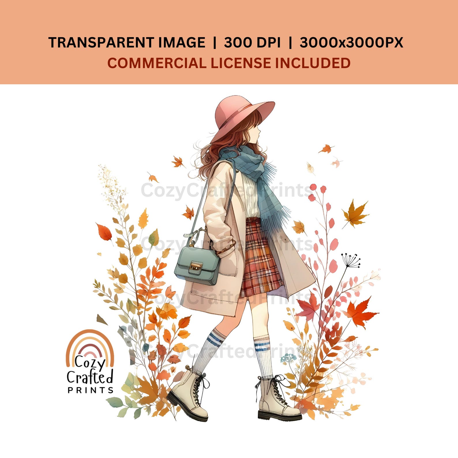 Fall Girl Png, Autumn Girl Png, Cute Girl Png, Autumn Clipart Png ...