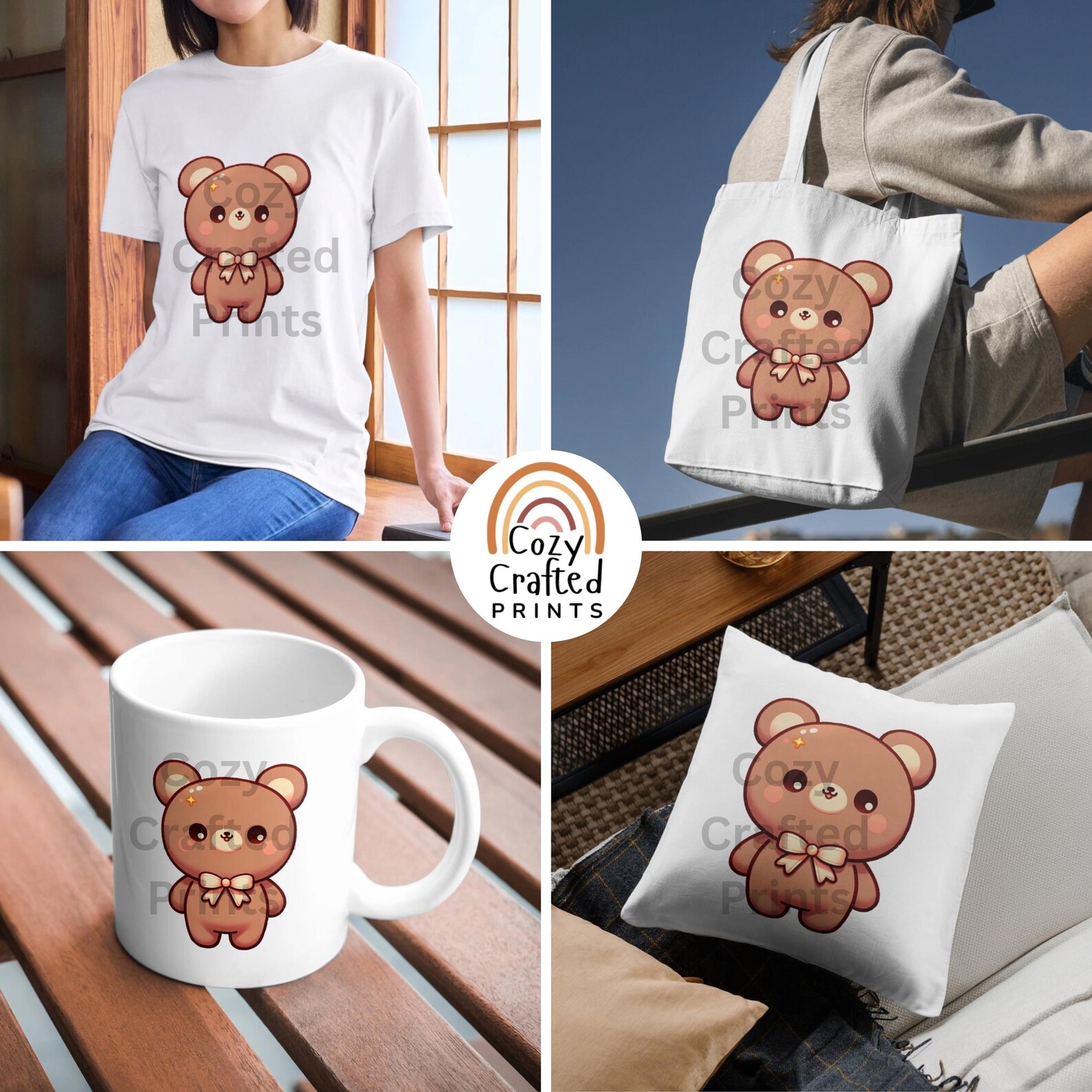 Cute Bear Clipart, Cute Bear PNG, Bear Png, Bear Clipart, Kawaii Bear ...