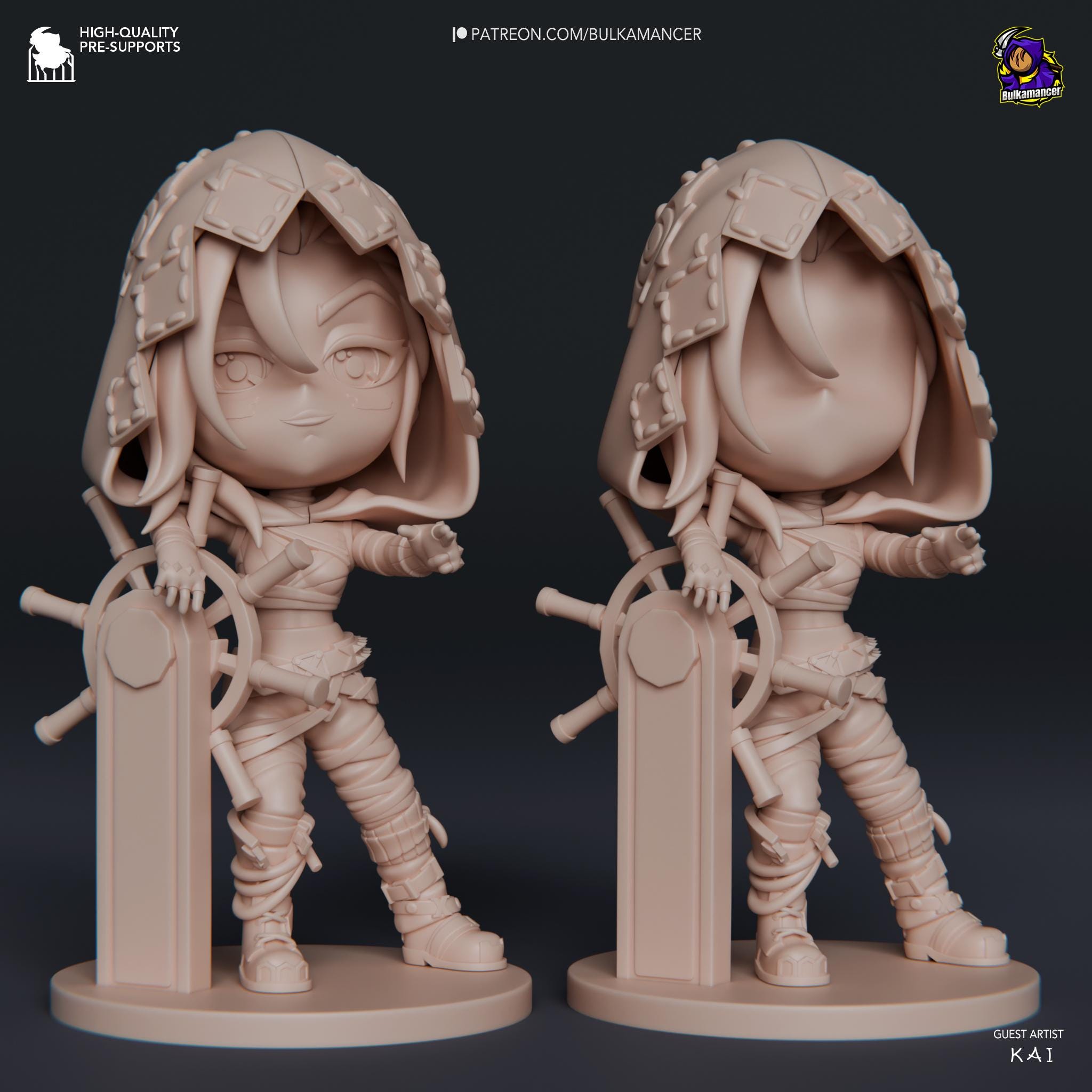 Chibi Jinx Figurine 3D Print | 8k Resin Garage Kit [by Bulkamancer ...