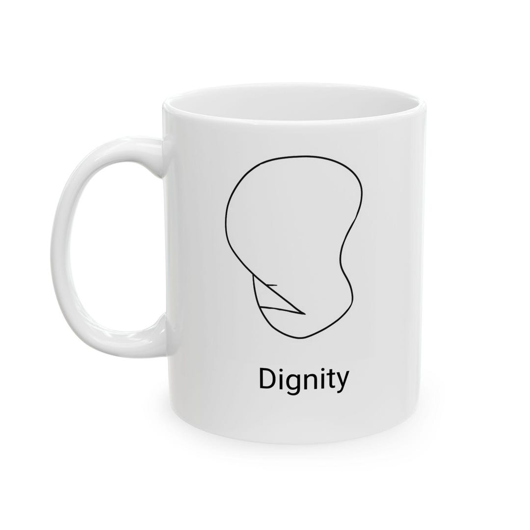 Ceramic Mug, Dignity Simpsons Kirk, Funny Coffee Cup, Unique Tea Mug ...