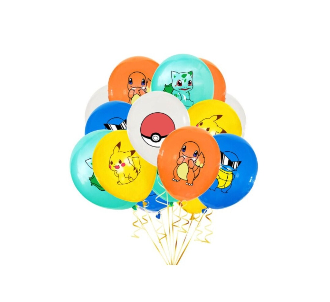 15-piece Set Cartoon Kids Anime Show Character Balloon Bouquet BQ90 - Etsy