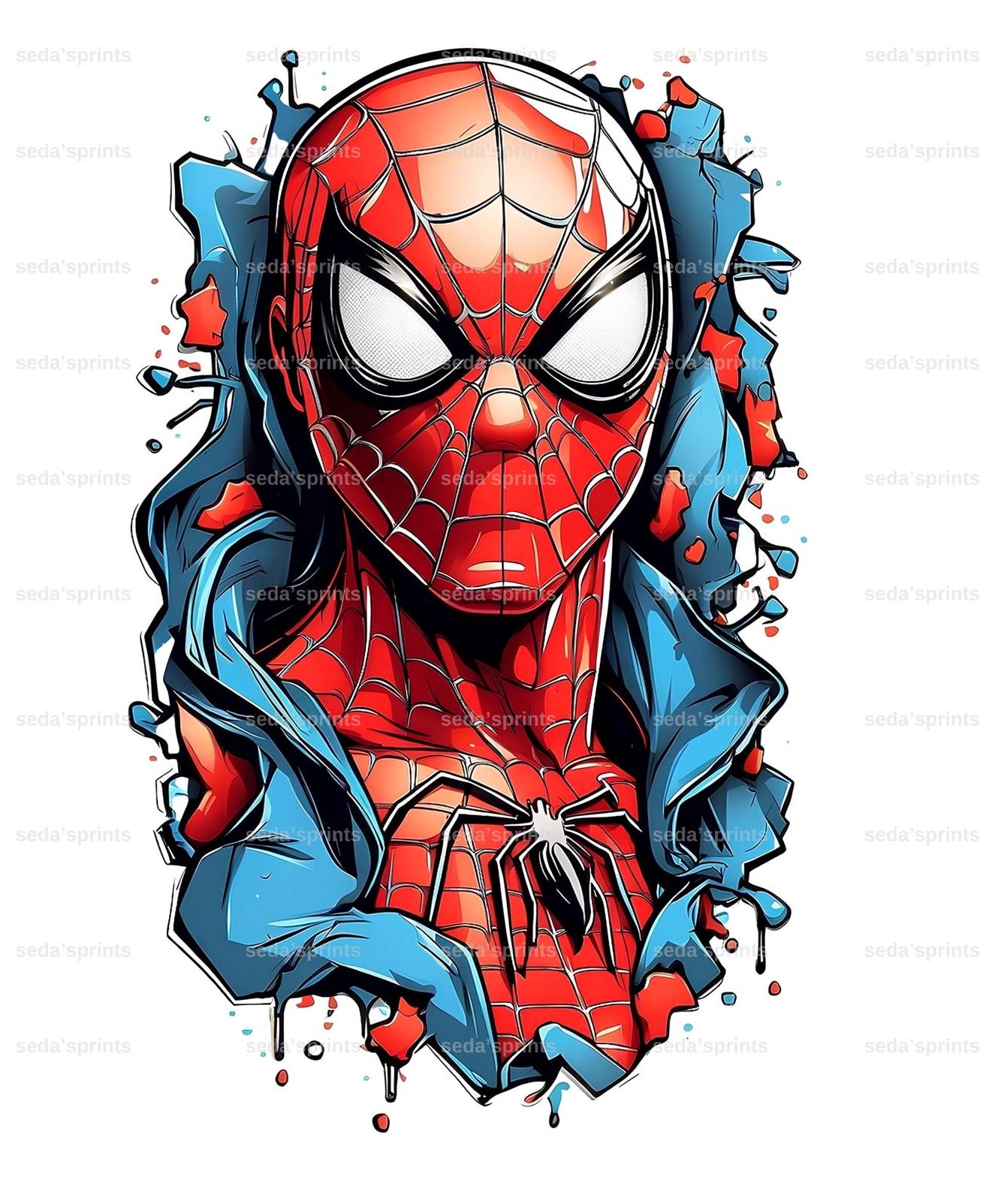 Spiderman Png- Svg- Digital Instant Download - Spiderman Sublimation ...