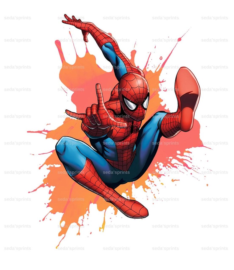 Spiderman Png- Svg- Digital Instant Download - Spiderman Sublimation ...
