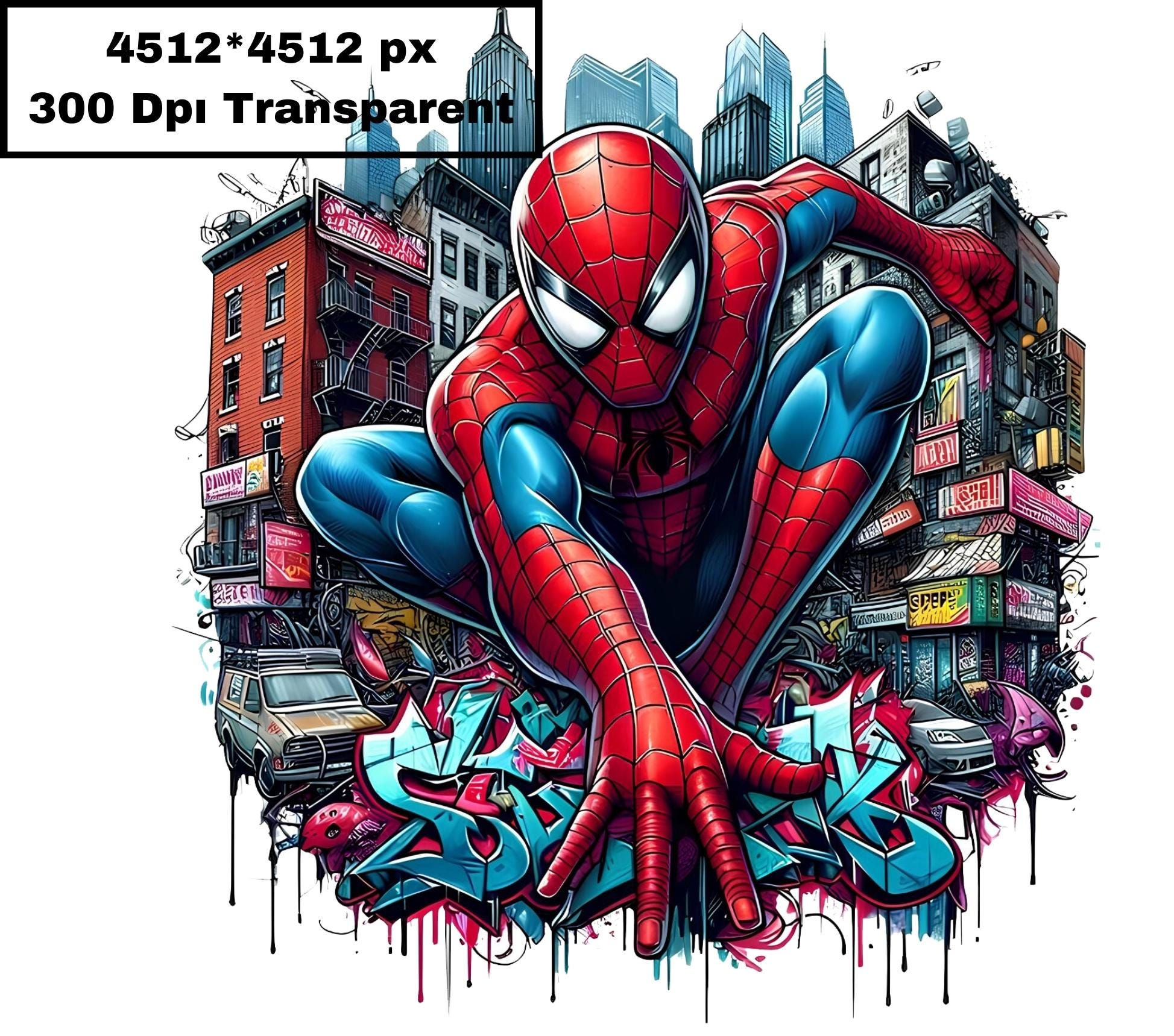 Spiderman Splash and Watercolor Png Sublimation, Superhero Movie Png ...
