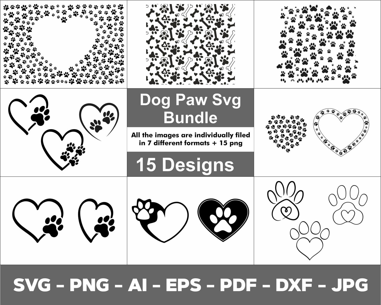 Paw Print Svg, Dog Paw SVG, Dog Svg, Paw Svg, Animal Paw Svg, Cat Paw ...