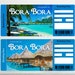 Printable BORA BORA Surprise Tripticket/ Gift to Bora Bora Boarding ...