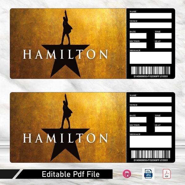 Hamilton Musical - Etsy