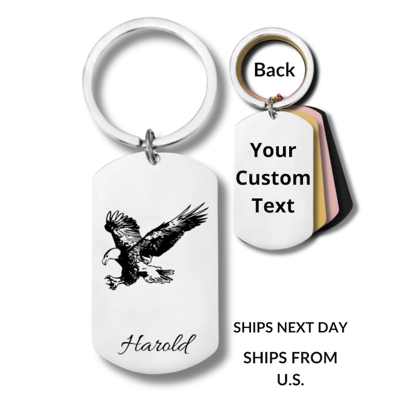 Stainless Eagle Ring - Etsy