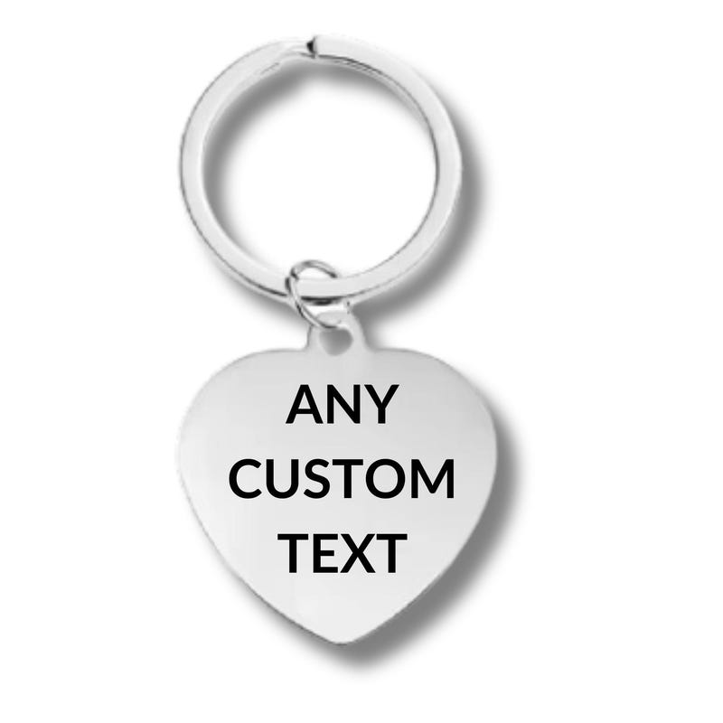 Heart Keychain - Etsy