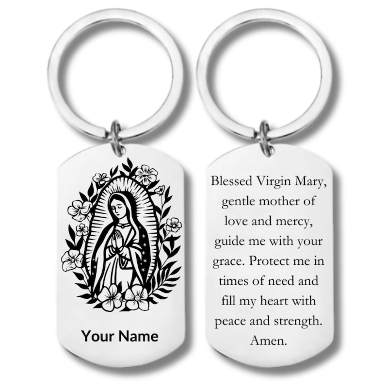 Silver Frame Keychain - Etsy