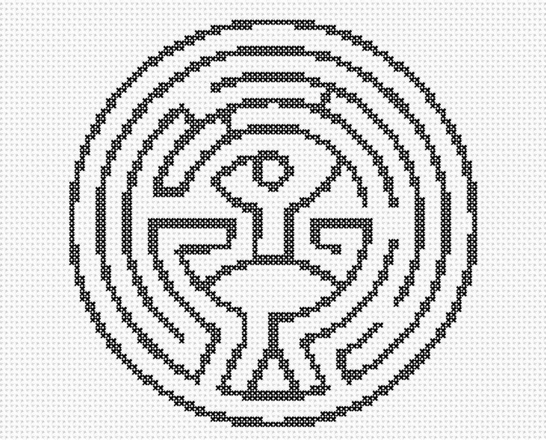 The Maze Counted Cross Stitch Pattern Instant Download - Etsy