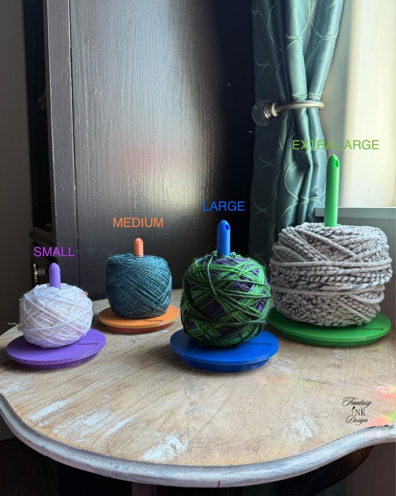 2-in-1 Portable Yarn Holder & Stand, 3D Printed Yarn Butler - Etsy
