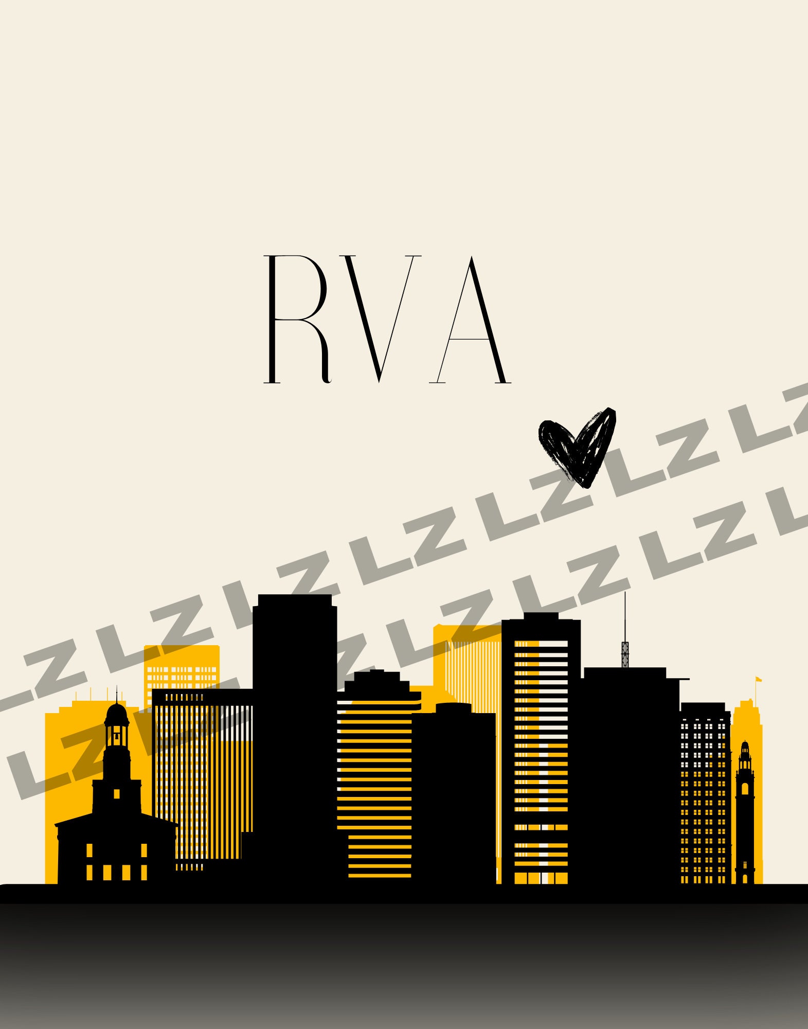 VCU Wall Art Set- Virginia Commonwealth University Wall Art- VCU Rams ...