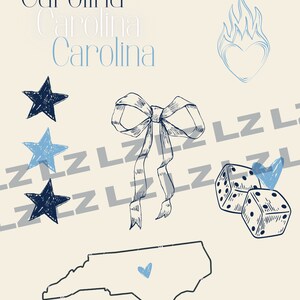 College Decor Print, U North Carolina, Tarheels Wall Art, Wall Art UNC ...