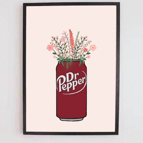 Drink Dr Pepper Wall Art - Etsy
