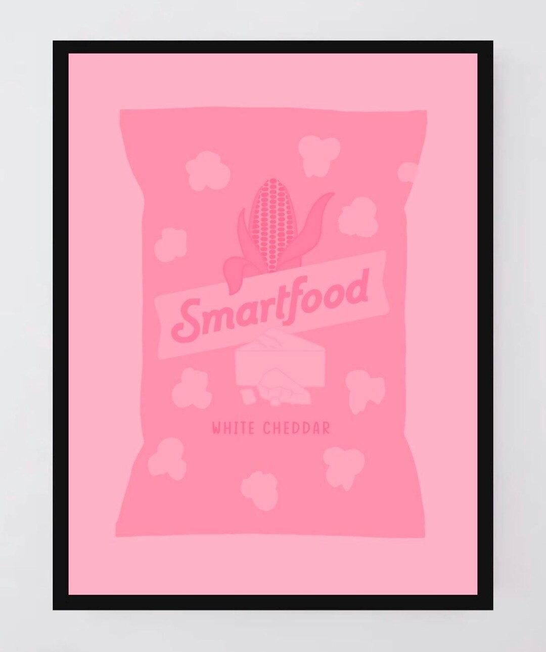 Smartfood Popcorn Wall Art: Pink - Instant Digital Download- Apartment ...