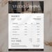 Invoice Template - Minimalist Studio Invoice, Small Business Template ...