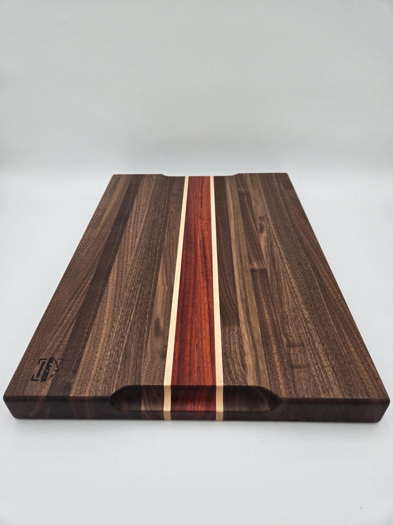 Edge Grain Cutting Board Kitchen Decor Cutting Board Walnut Maple ...