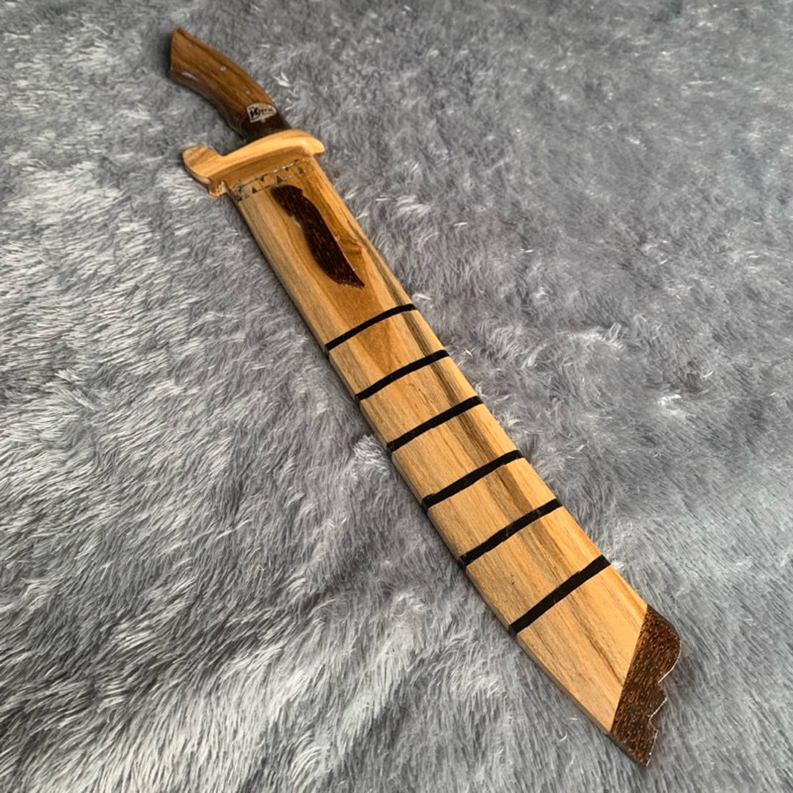 Patimura Traditional Ethnic Machete With Real Wood Carving Crafts ...