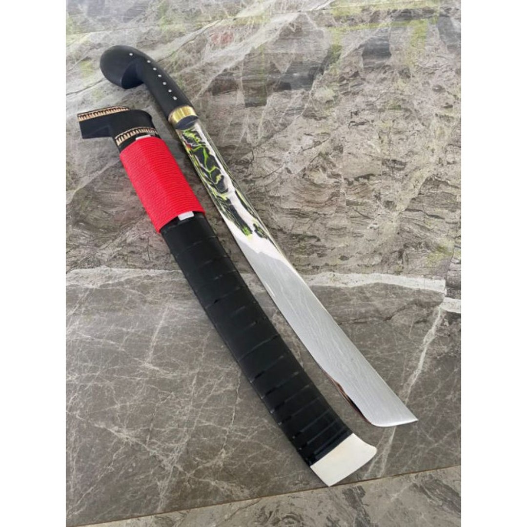 Traditional Ethnic Machete Art Typical of Banten Crafts, Handmade 40 Cm ...