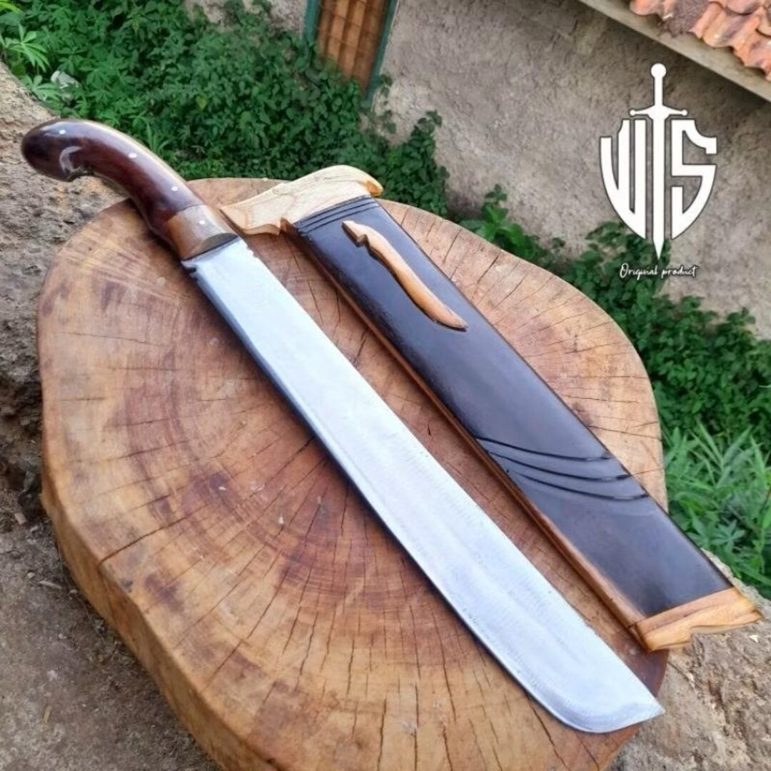 Traditional Ethnic Machete Art With Real Wood Sonokling, Suitable for ...