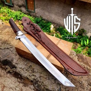 Traditional Ethnic Machete Art With Real Wood , Leather Cover ...