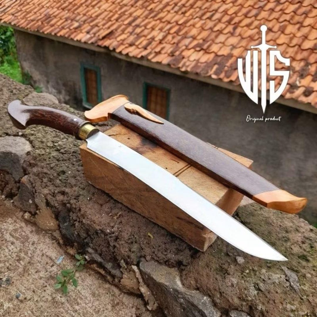 Traditional Ethnic Beautiful Machete Art With Real Wood Sonokling ...