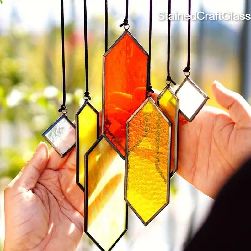 Stained Glass Mobile - Etsy
