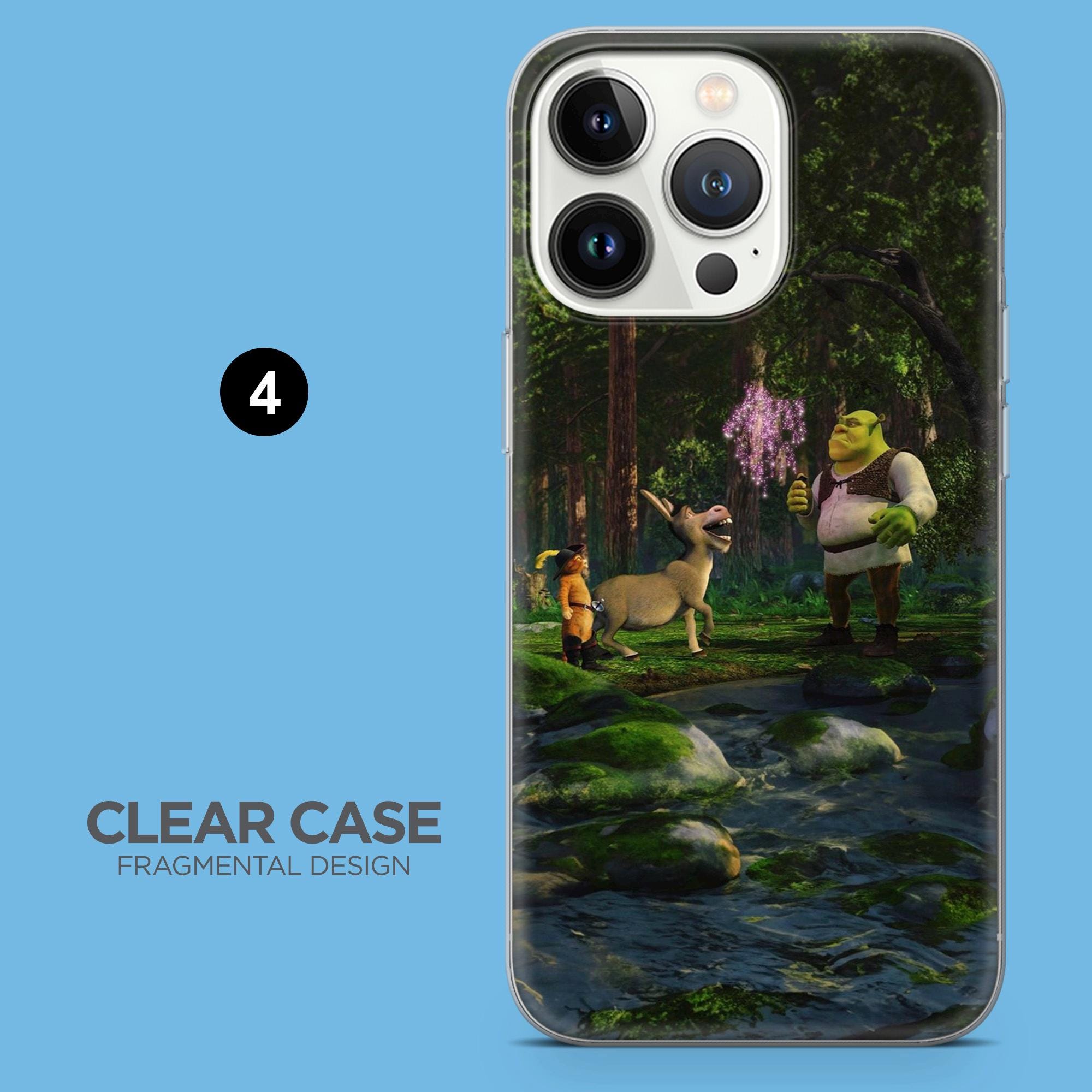 Shrek Phone Donkey Ogre Cover for iPhone 16, 15, 14, 13, 12, Samsung ...