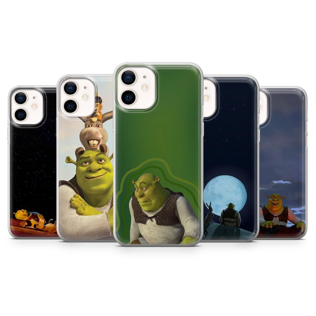 Shrek Phone Donkey Ogre Cover for iPhone 16, 15, 14, 13, 12, Samsung ...