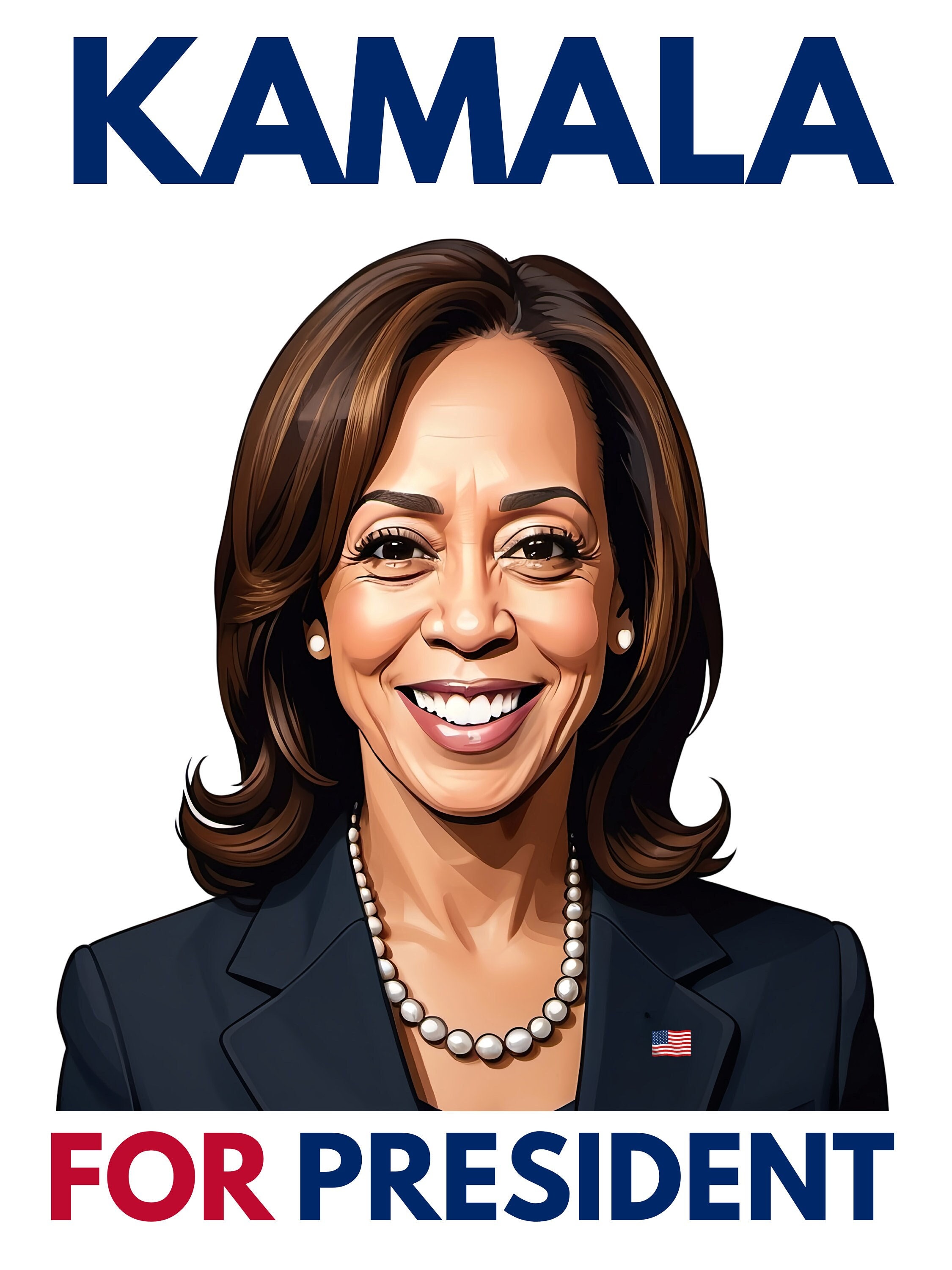 Kamala Harris png Kamala lustigen Cartoon digitale Datei Kamala für ...