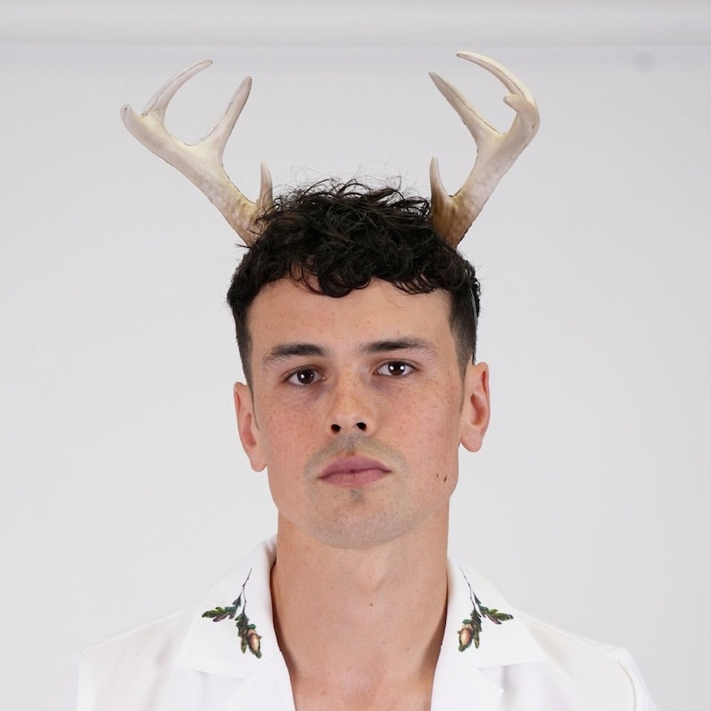 Stag Antlers Horns Cosplay Halloween Costume Deer Reindeer Christmas Do ...